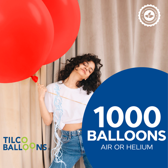 17 inch Red Balloons (1000pcs) – Tilco Balloons