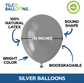 12 inch Silver Balloons (3000pcs) – Tilco Balloons