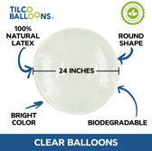 24 inch Clear Balloons (700pcs) – Tilco Balloons