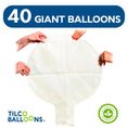 72 inch Giant Clear Balloons (40pcs) – Tilco Balloons