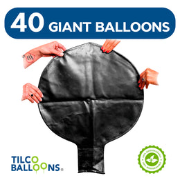 72 inch Giant Black Balloons (40pcs) – Tilco Balloons