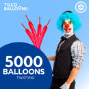 260 Red Twisting Balloons (5000pcs) – Tilco Balloons