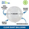 72 inch Giant Clear Balloons (40pcs) – Tilco Balloons