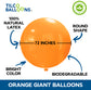 72 inch Giant Orange Balloons (40pcs) – Tilco Balloons